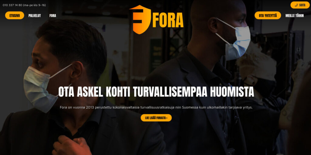 Fora Security Services - Turvallisuuspalvelu.fi